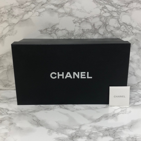 CHANEL | Accessories | Authentic Chanel Large Black Shoe Storage Gift ...